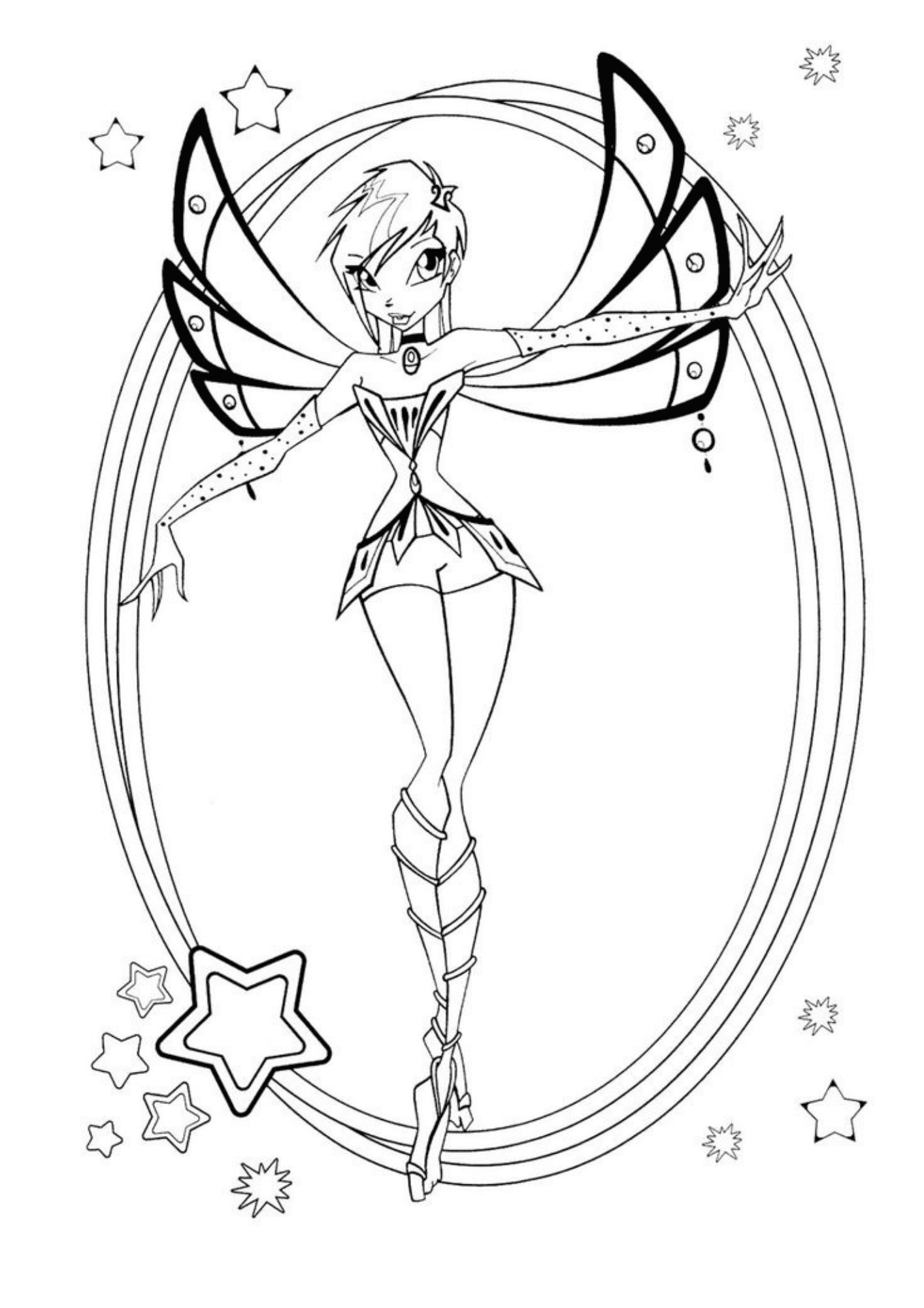 winx coloring book
