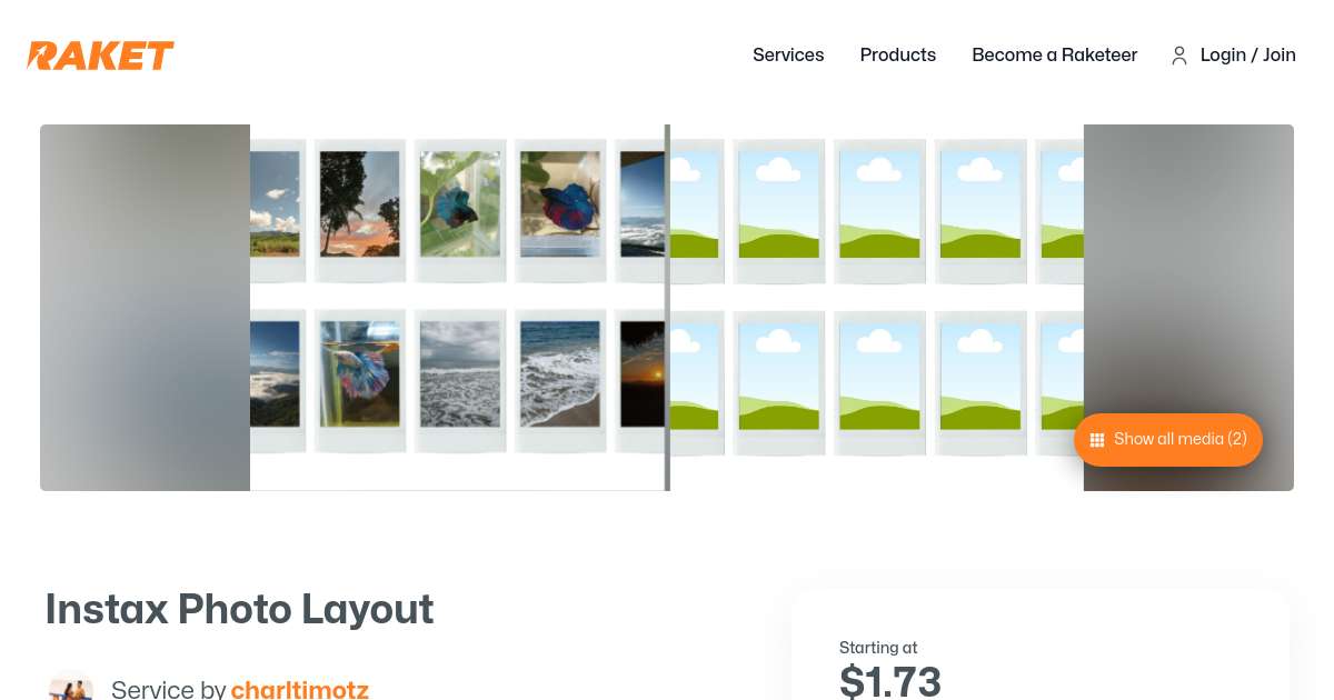 Instax Photo Layout by charltimotz - Raket.PH