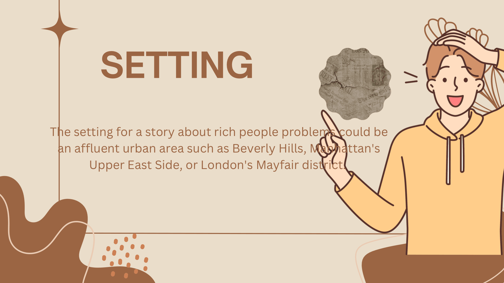 rich people problems setting