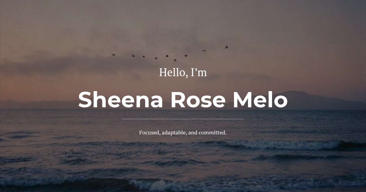 Sheena Rose Melo