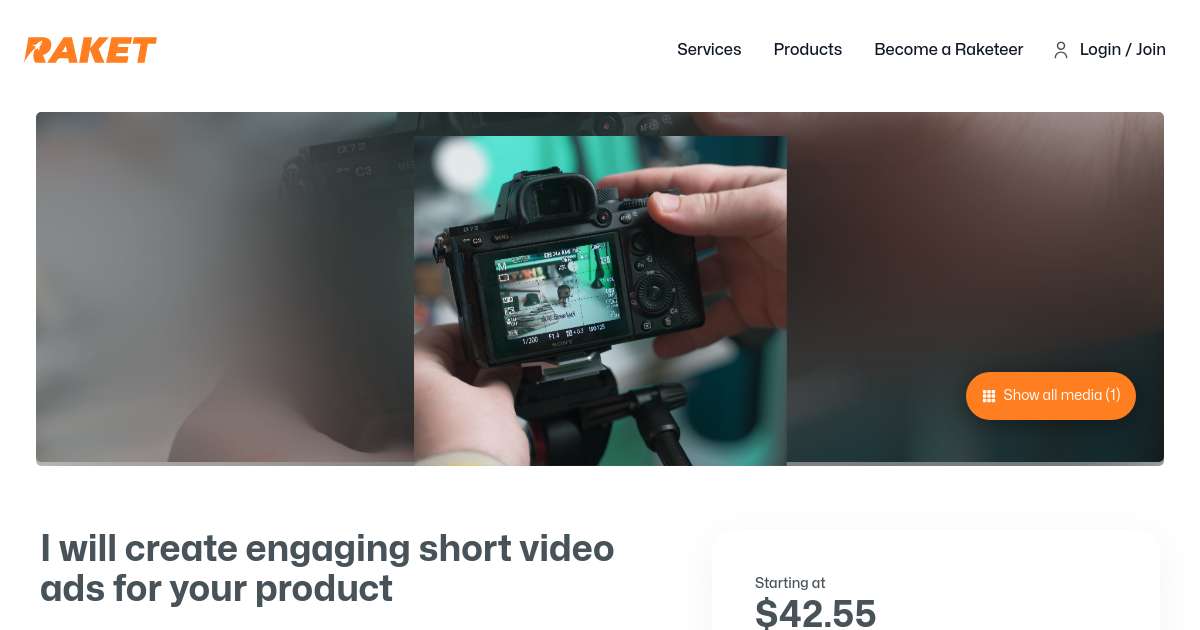 I will create engaging short video ads for your product by ...
