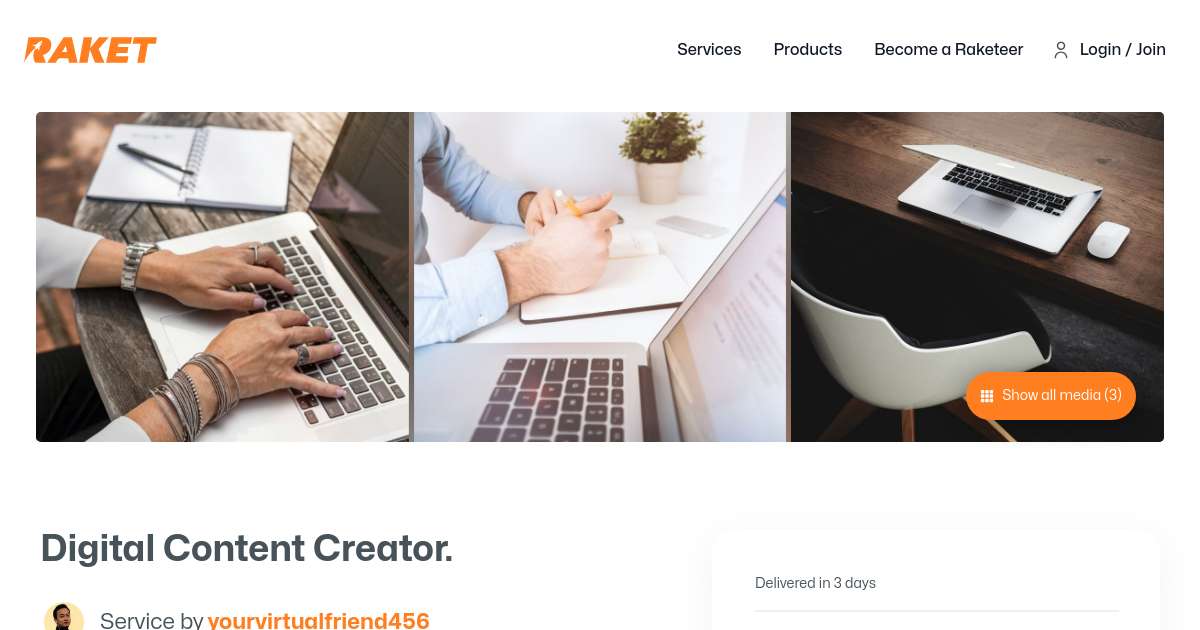 Digital Content Creator. by yourvirtualfriend456 - Raket.PH