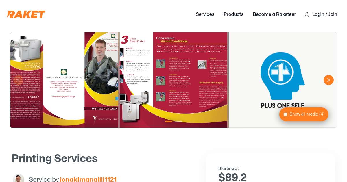 Printing Services by jmcreativeworks - Raket.PH