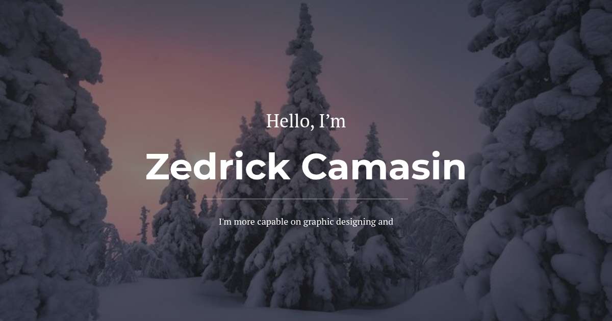 Zedrick Camasin