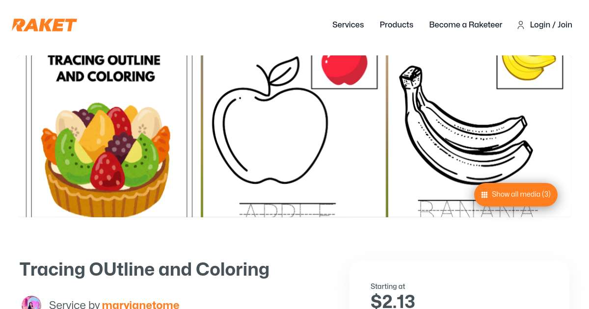 Tracing OUtline and Coloring by maryjanetome - Raket.PH