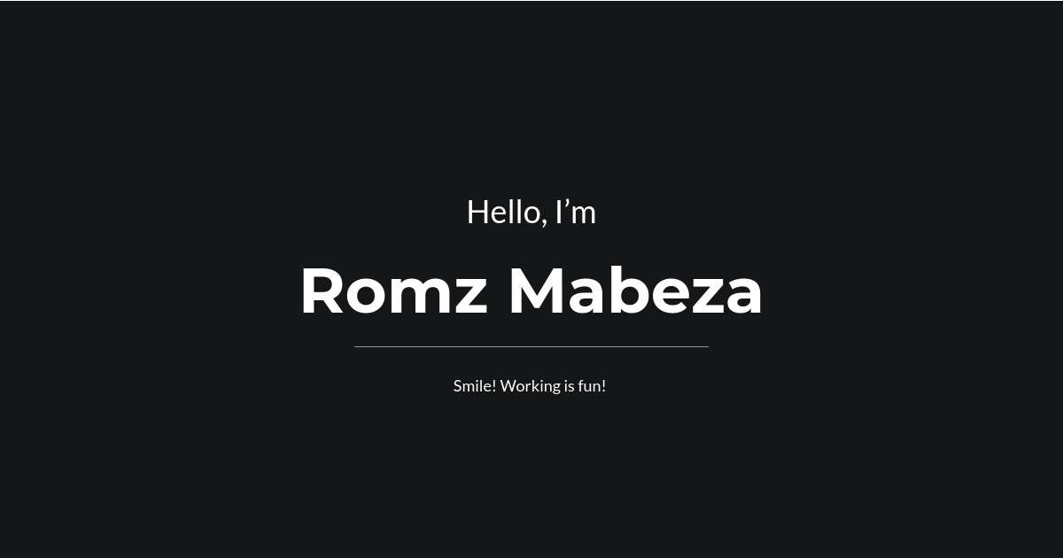 Romz Mabeza