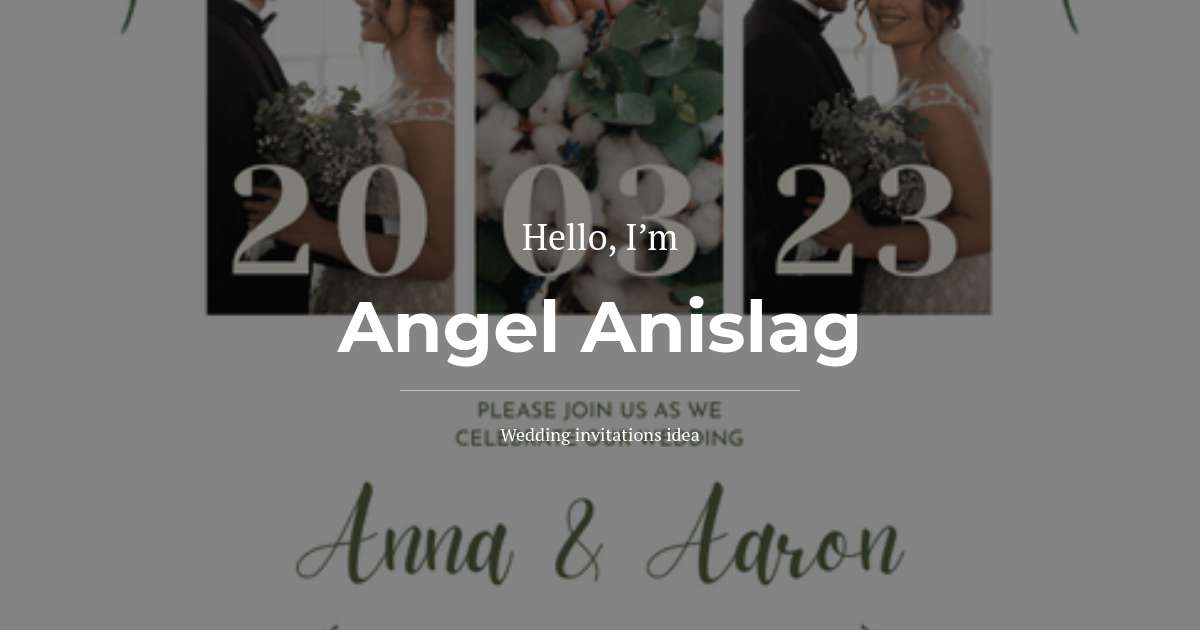 Angel Anislag
