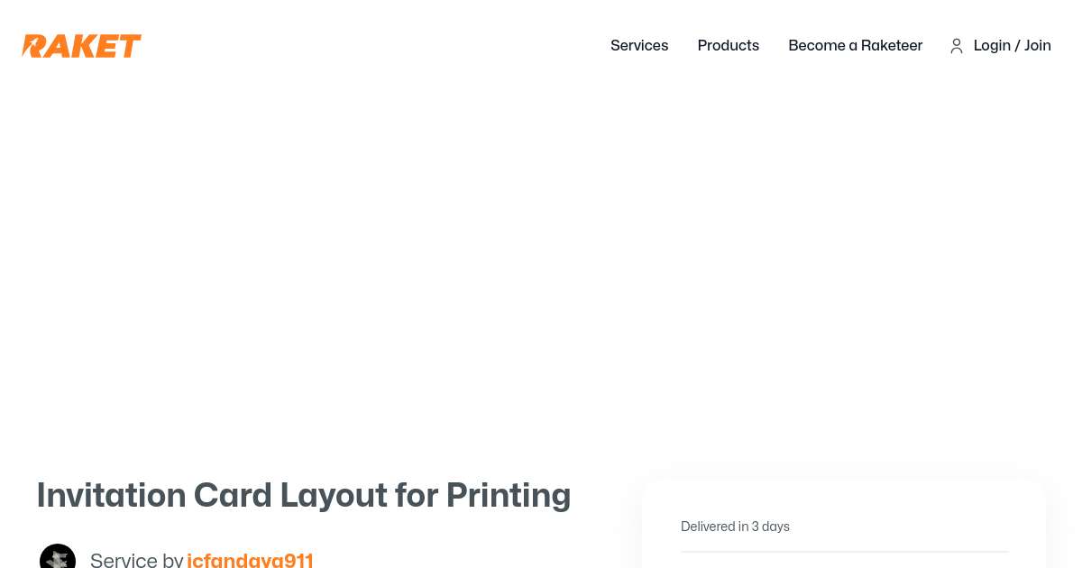 Invitation Card Digital Layout for Printing by jcfandaya911 - Raket.PH