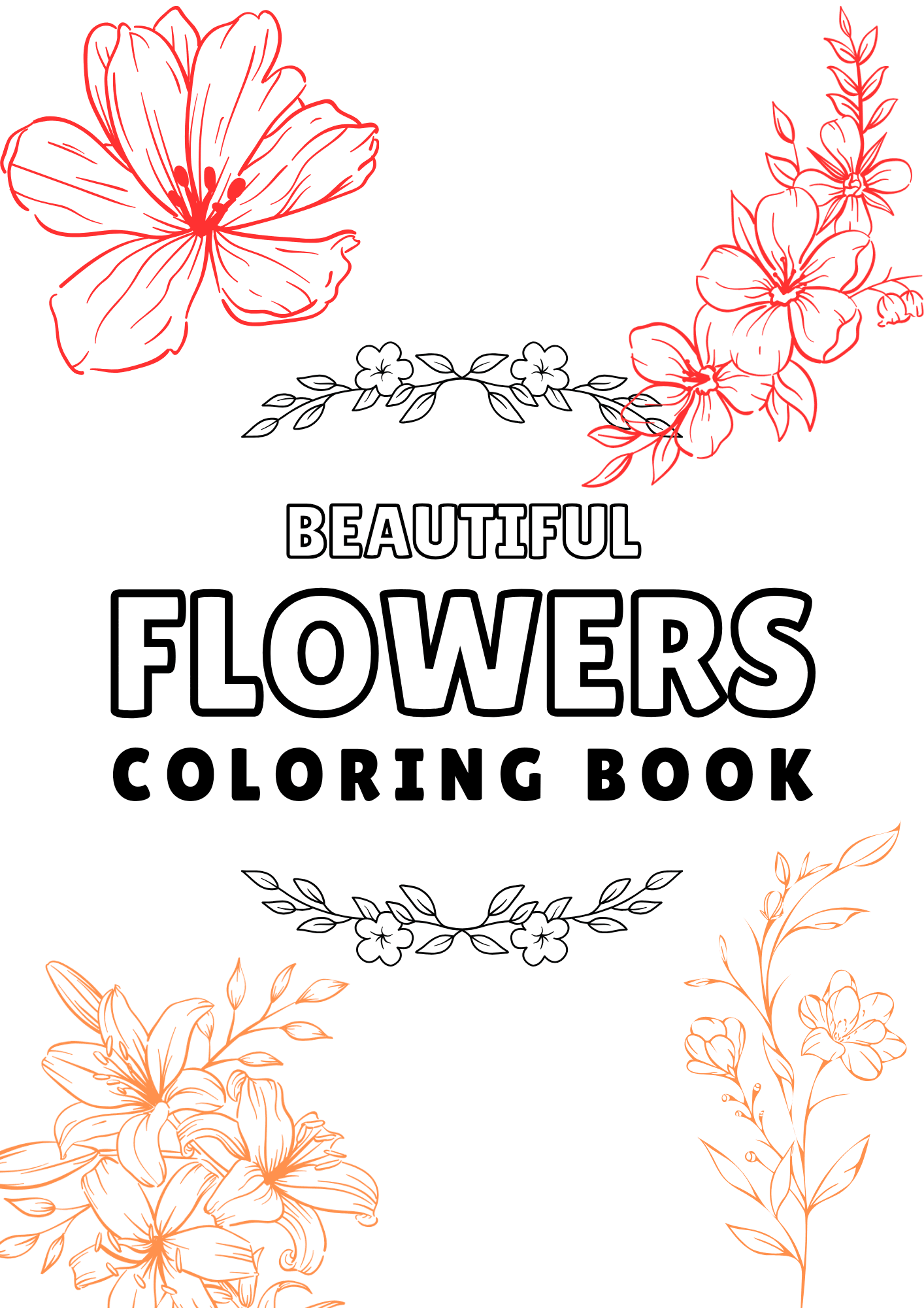 Beautiful Flower Coloring Pages - Infoupdate.org