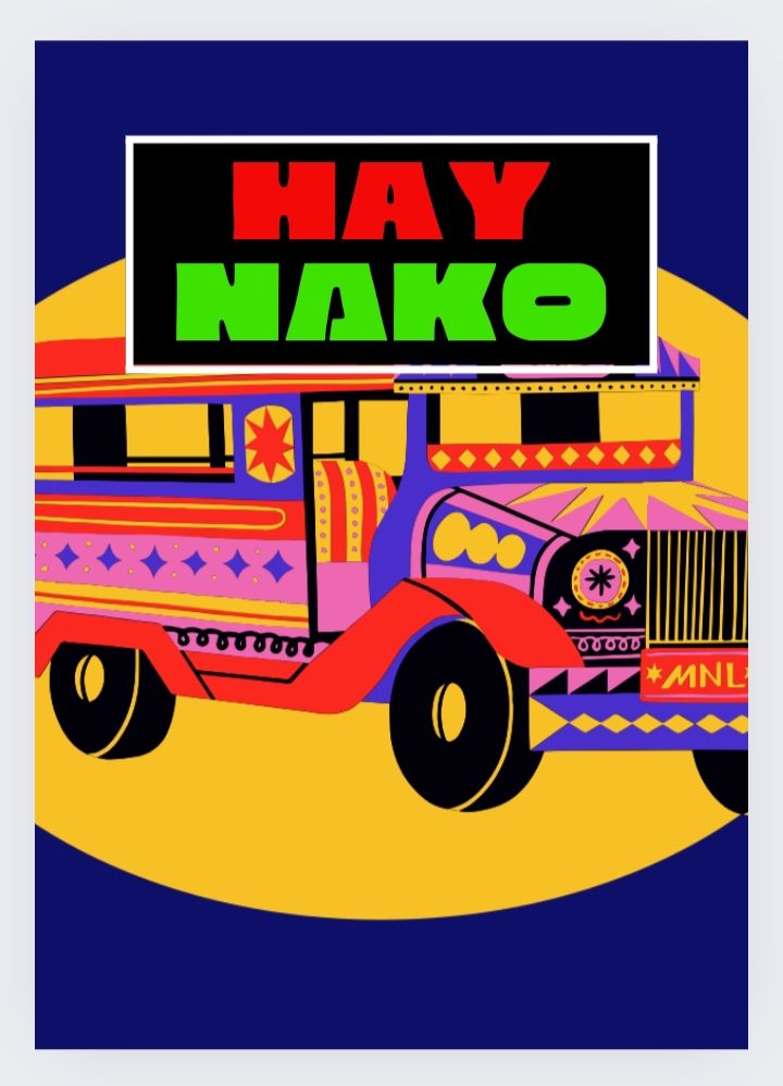 Philippine Jeepney Poster Geometric Jeepney Philippine Postcard