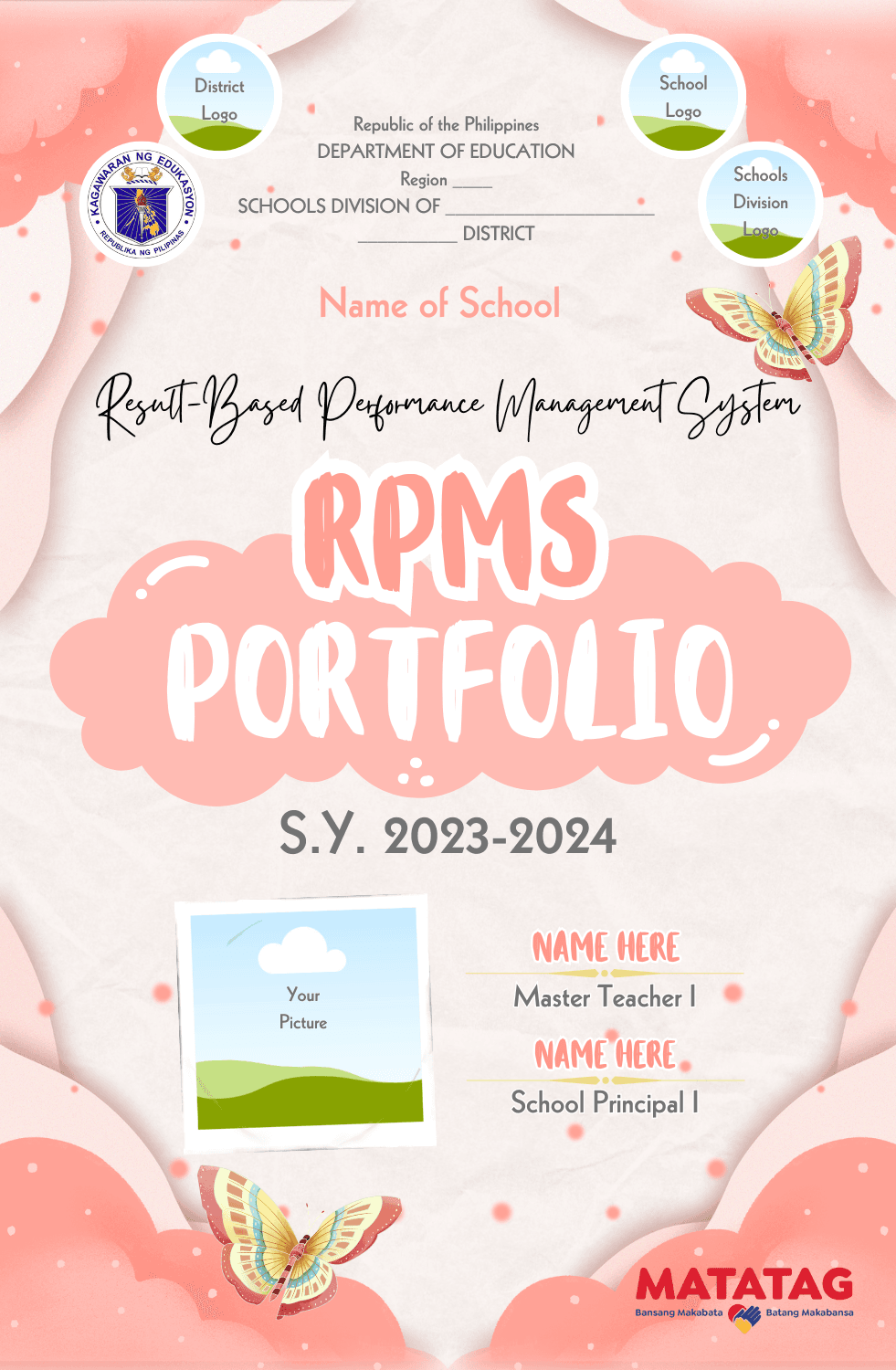 Printable Editable Rpms Portfolio Design