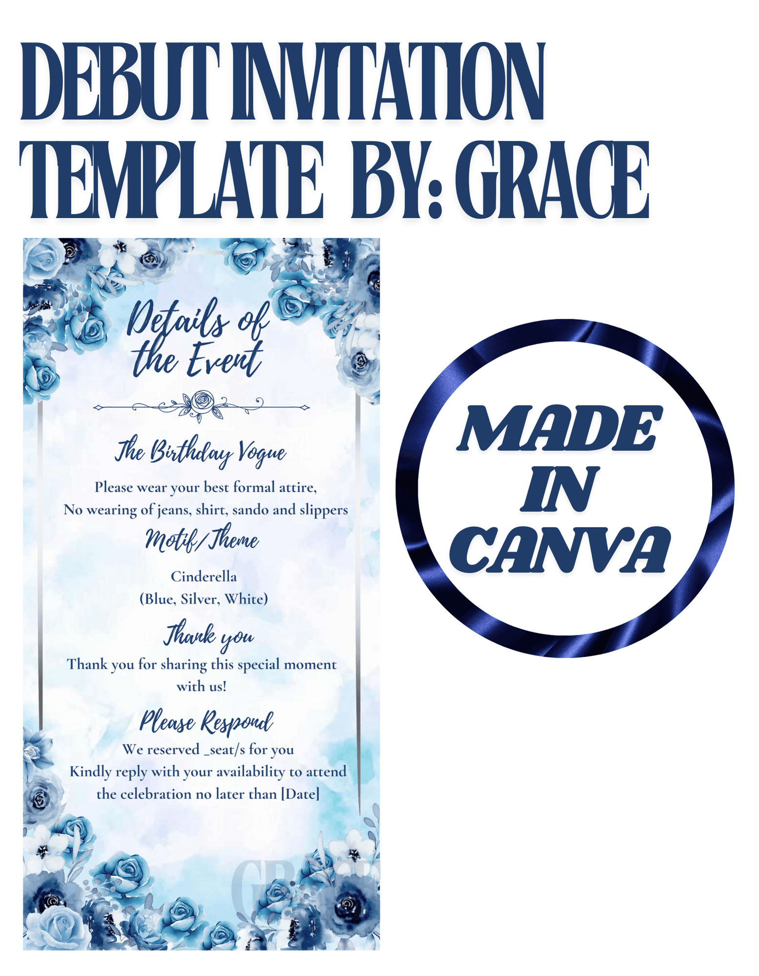 Debut Invitation Templates 40+ Free 1st Birthday Invitation Templates