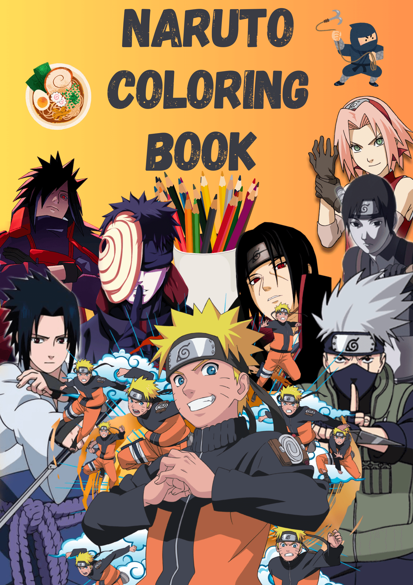 Naruto Shippuden Coloring Book Printable Naruto Shippuden Coloring