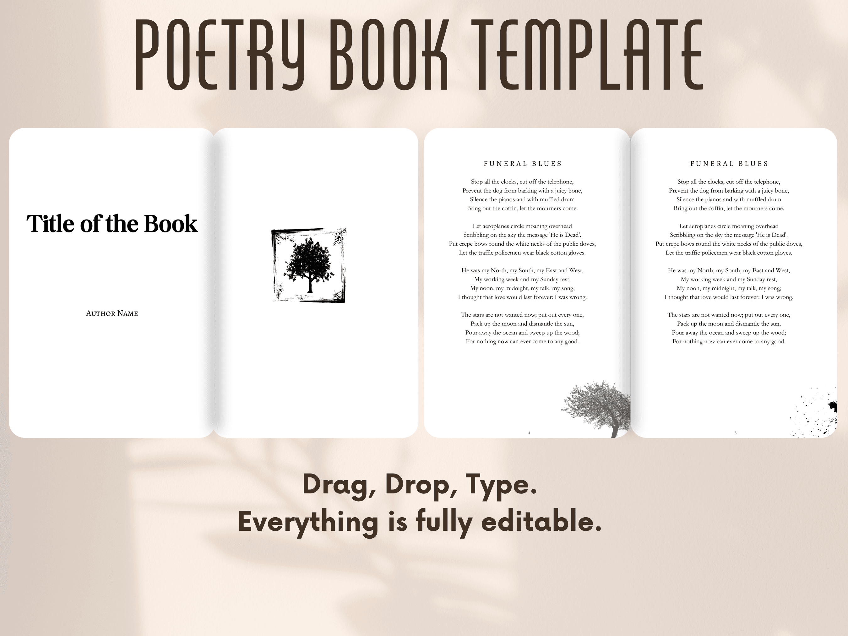 Poetry Book Template