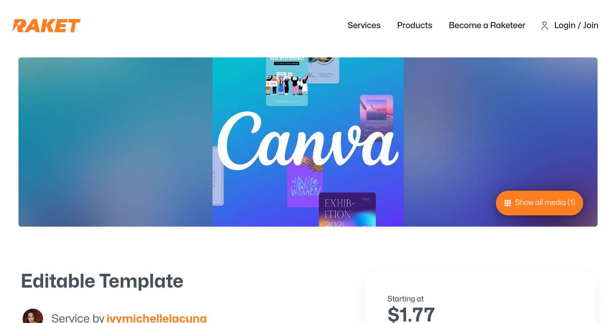 Editable Template by ivymichellelacuna - Raket.PH