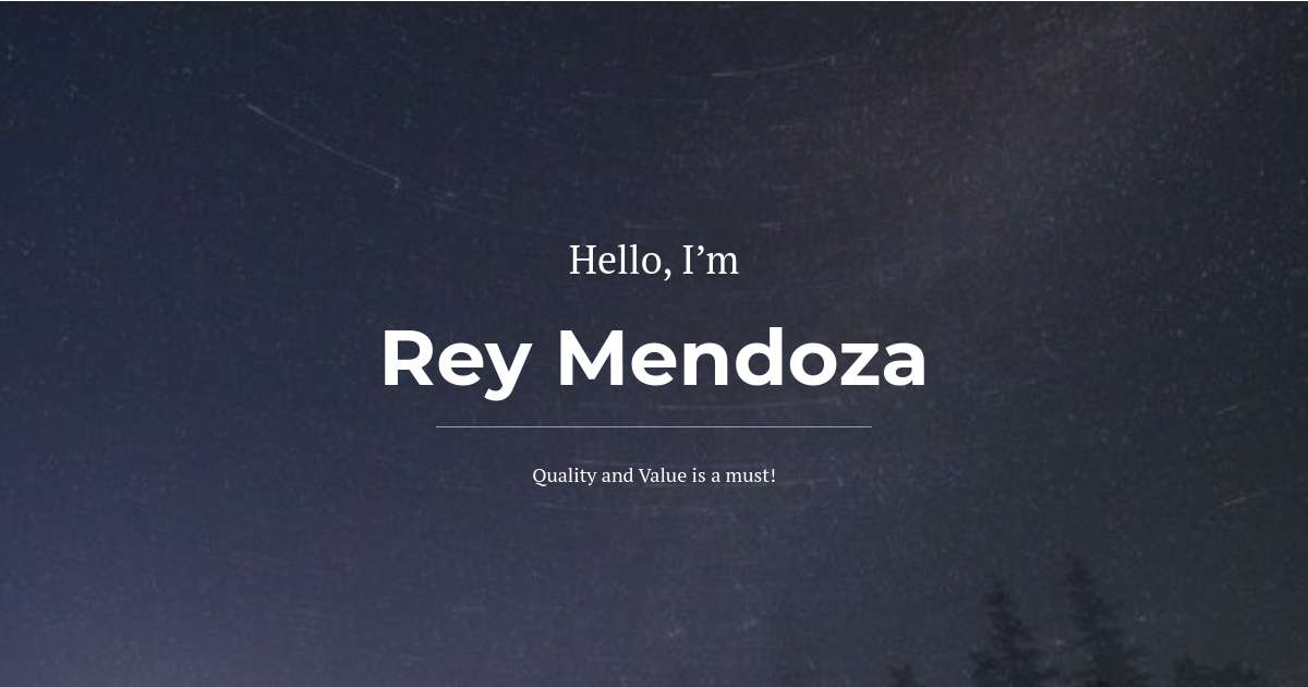 Rey Mendoza
