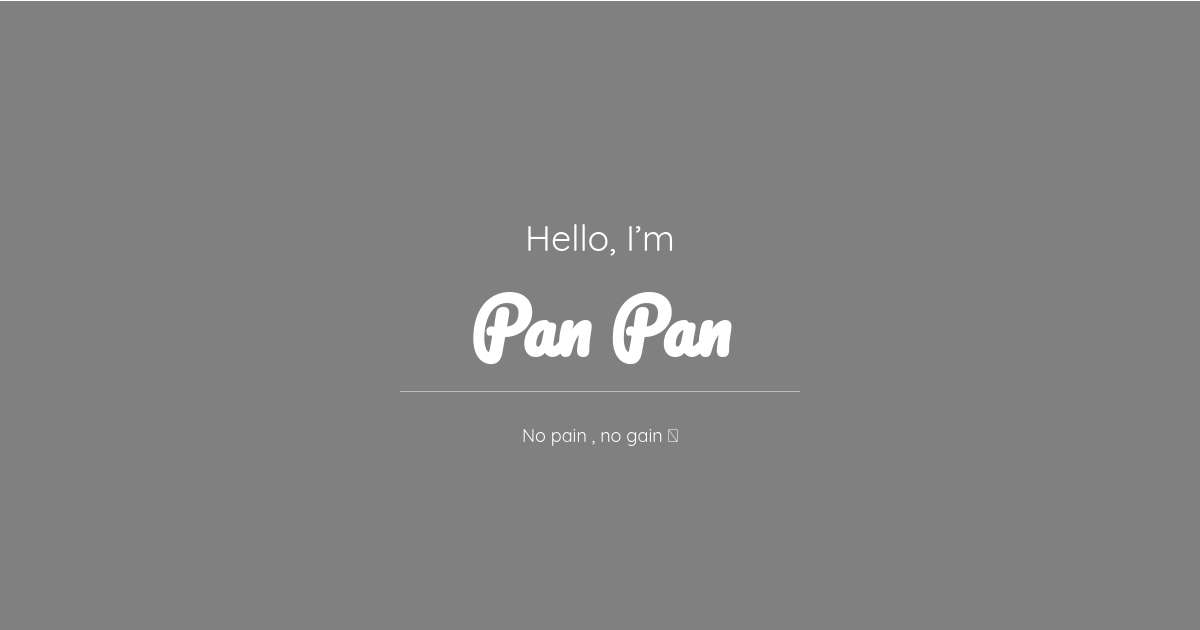 Pan Pan