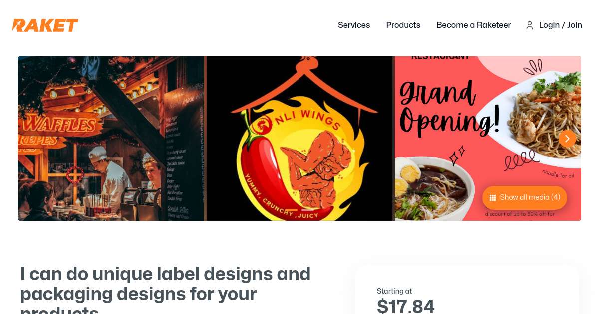 I can do unique label designs and packaging designs for your products ...