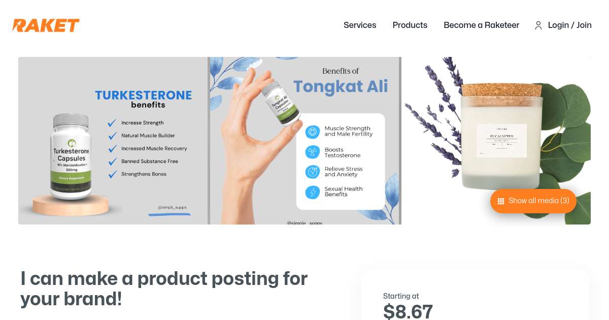 Product Posting for your brand | Product Mock-up by kyjotojot - Raket.PH