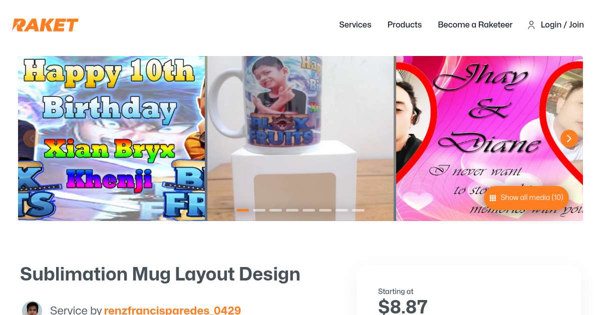 Sublimation Mug Layout Design by renzfrancisparedes_0429 - Raket.PH