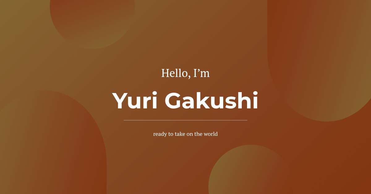Yuri Gakushi