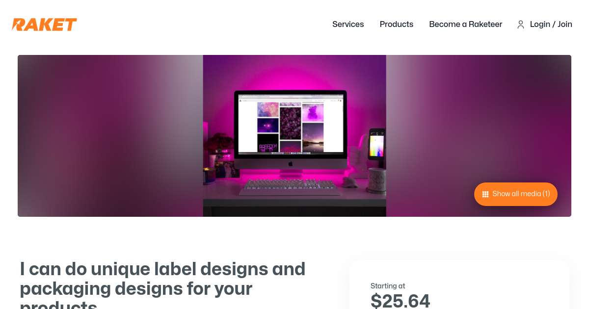 I can do unique label designs and packaging designs for your products ...