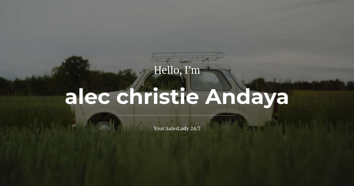 alec christie Andaya