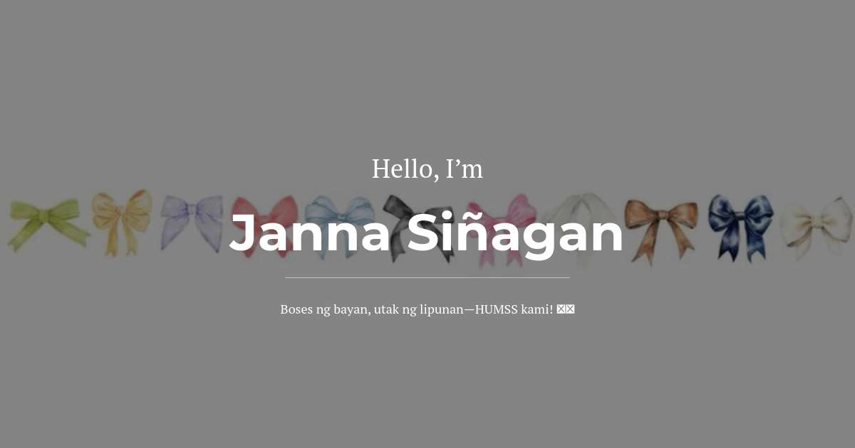 Janna Siñagan