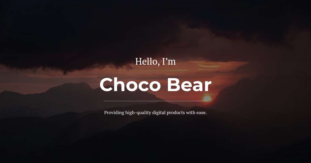 Choco Bear