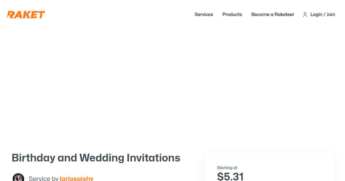 Birthday and Wedding Invitations by lariosaishy - Raket.PH