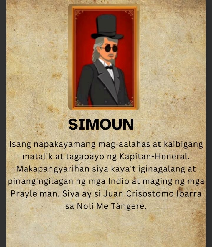 El Filibusterismo Simoun Lines