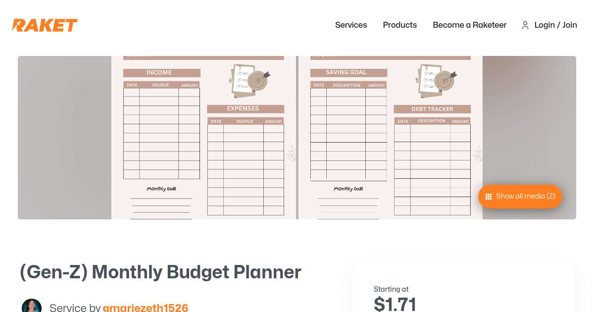 Gen-Z Budget Planner, Busy books for kids, Digital Planners, Budget ...