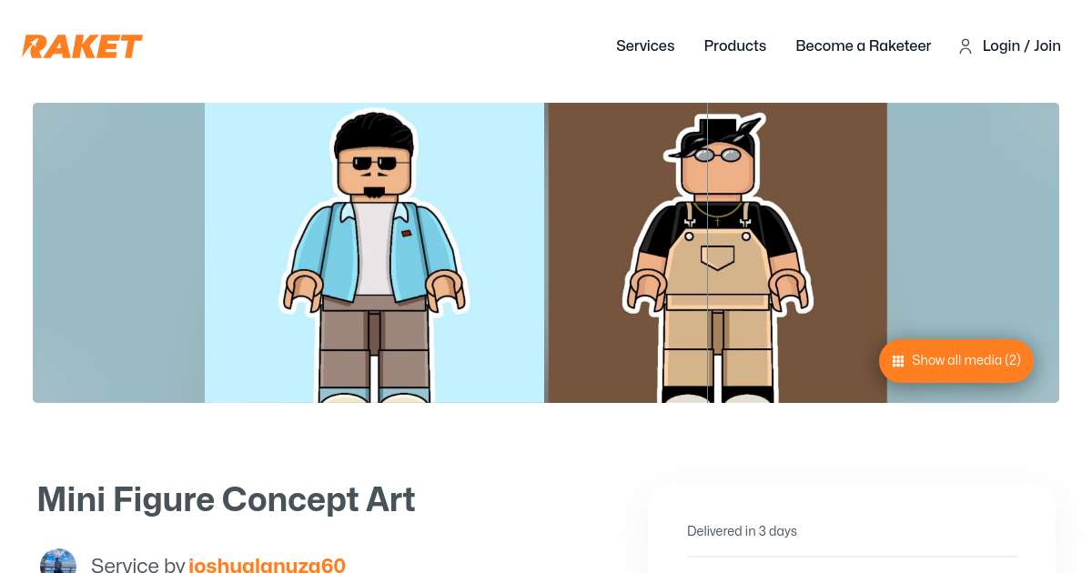 Mini Figure Concept Art by joshualanuza60 - Raket.PH