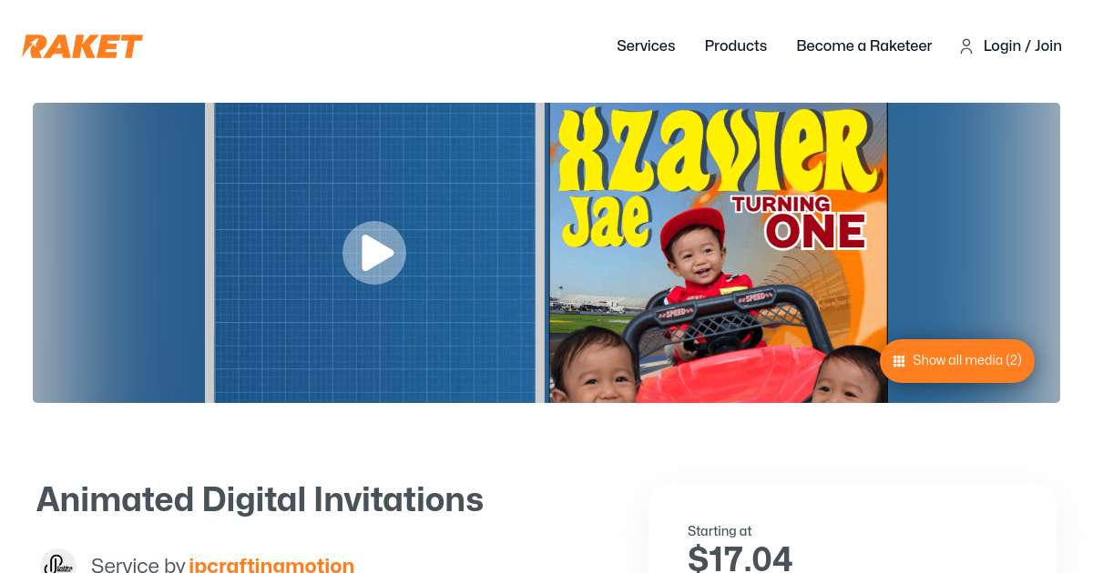 Animated Digital Invitations by jpcmtemplates - Raket.PH