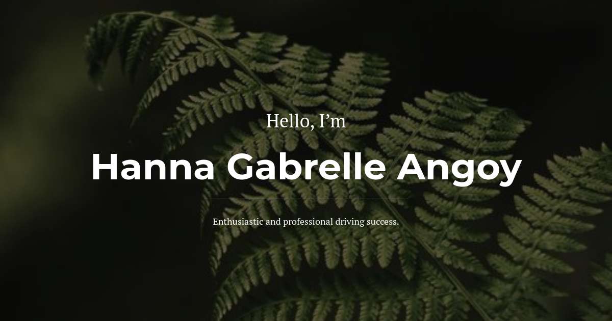 Hanna Gabrelle Angoy