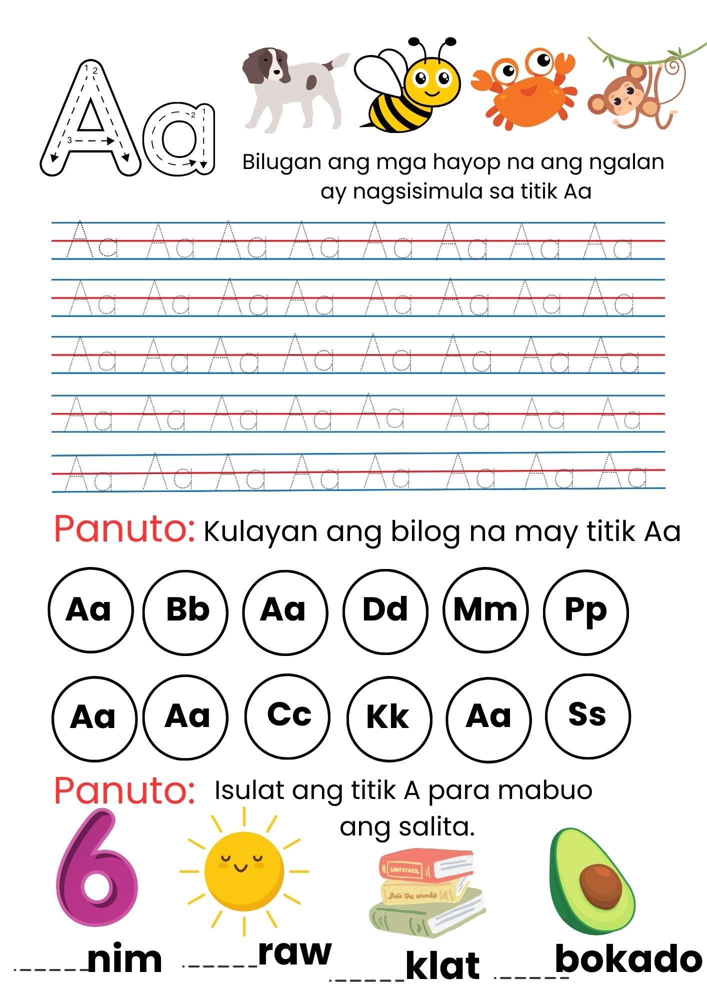 Alpabetong Filipino Worksheet Filipino Alphabet Worksheets For Kids