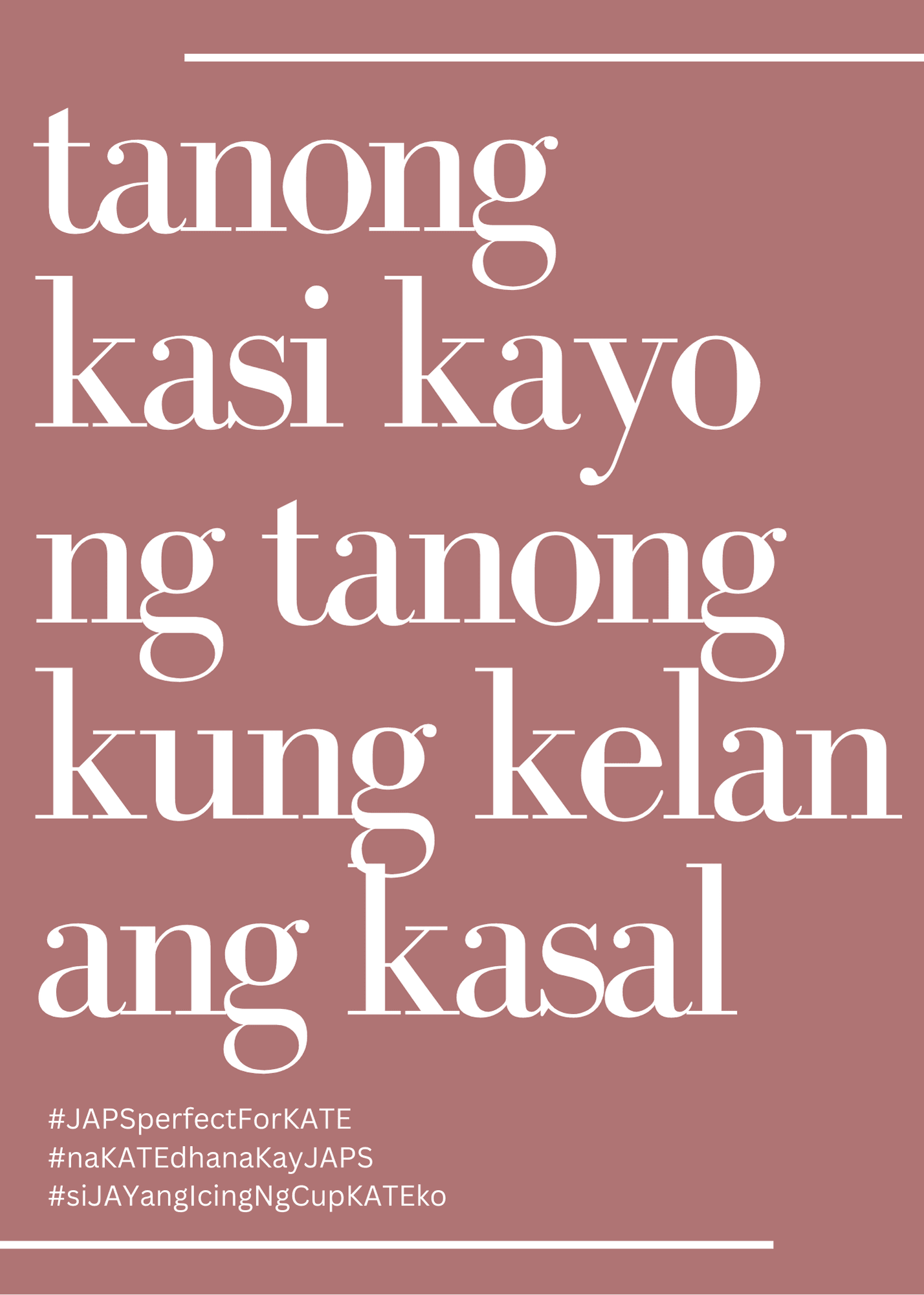 Tagalog Tanong Quotes