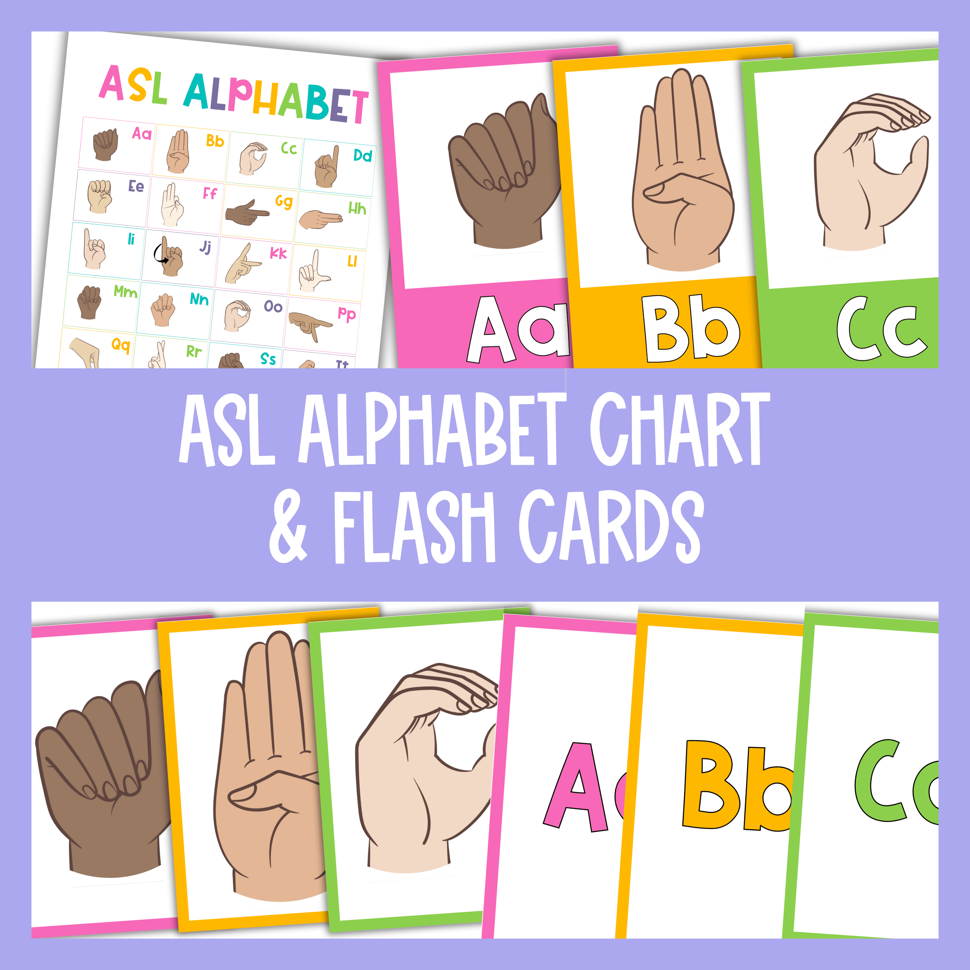 Asl Colors Flashcards