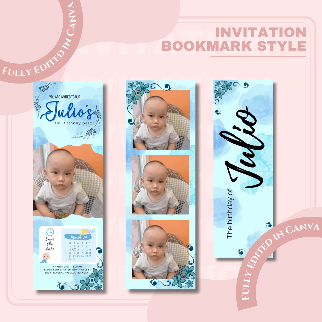 Bookmark Invitation Template