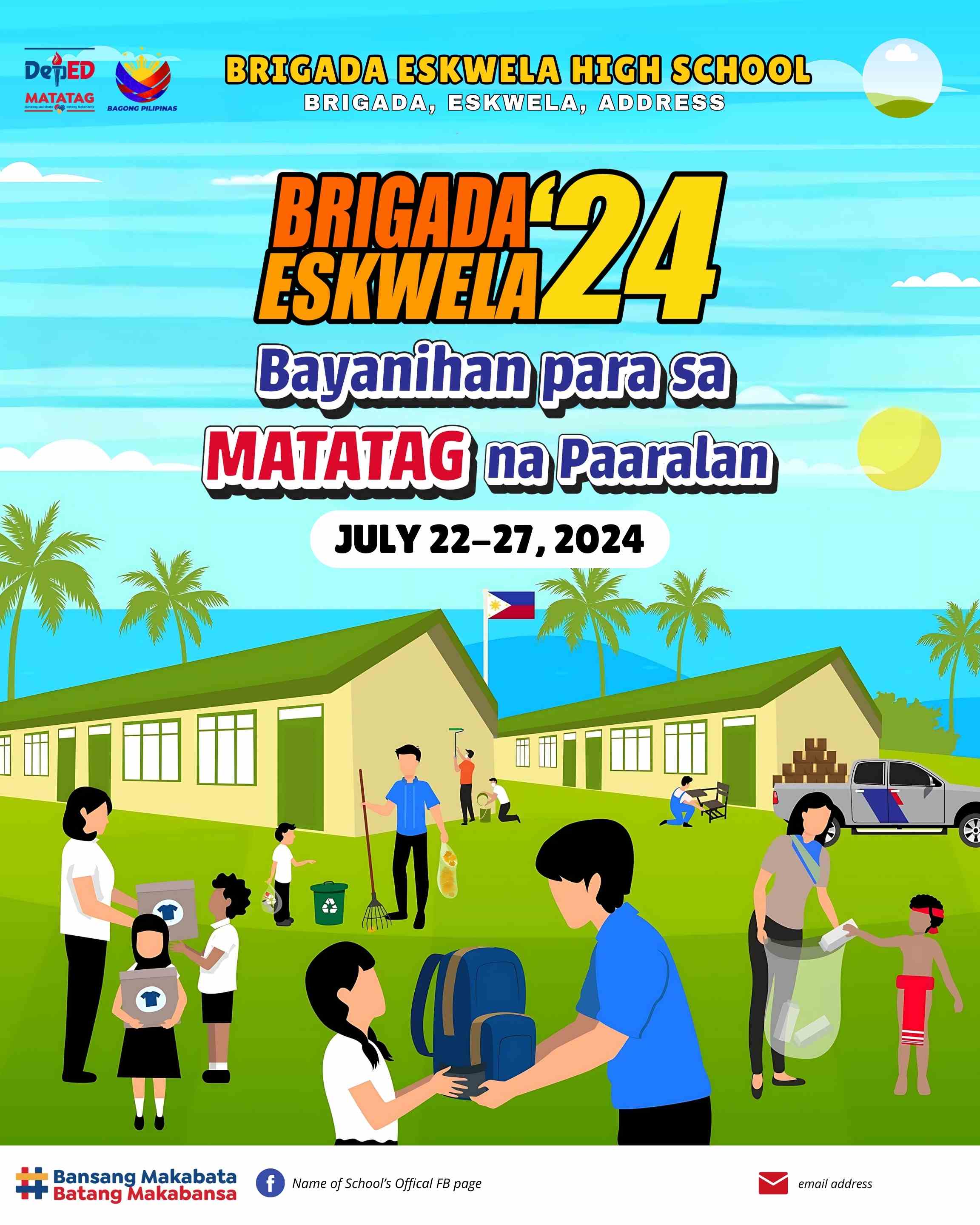Brigada Eskwela Logo Brigada Eskwela | Geanhs Imus