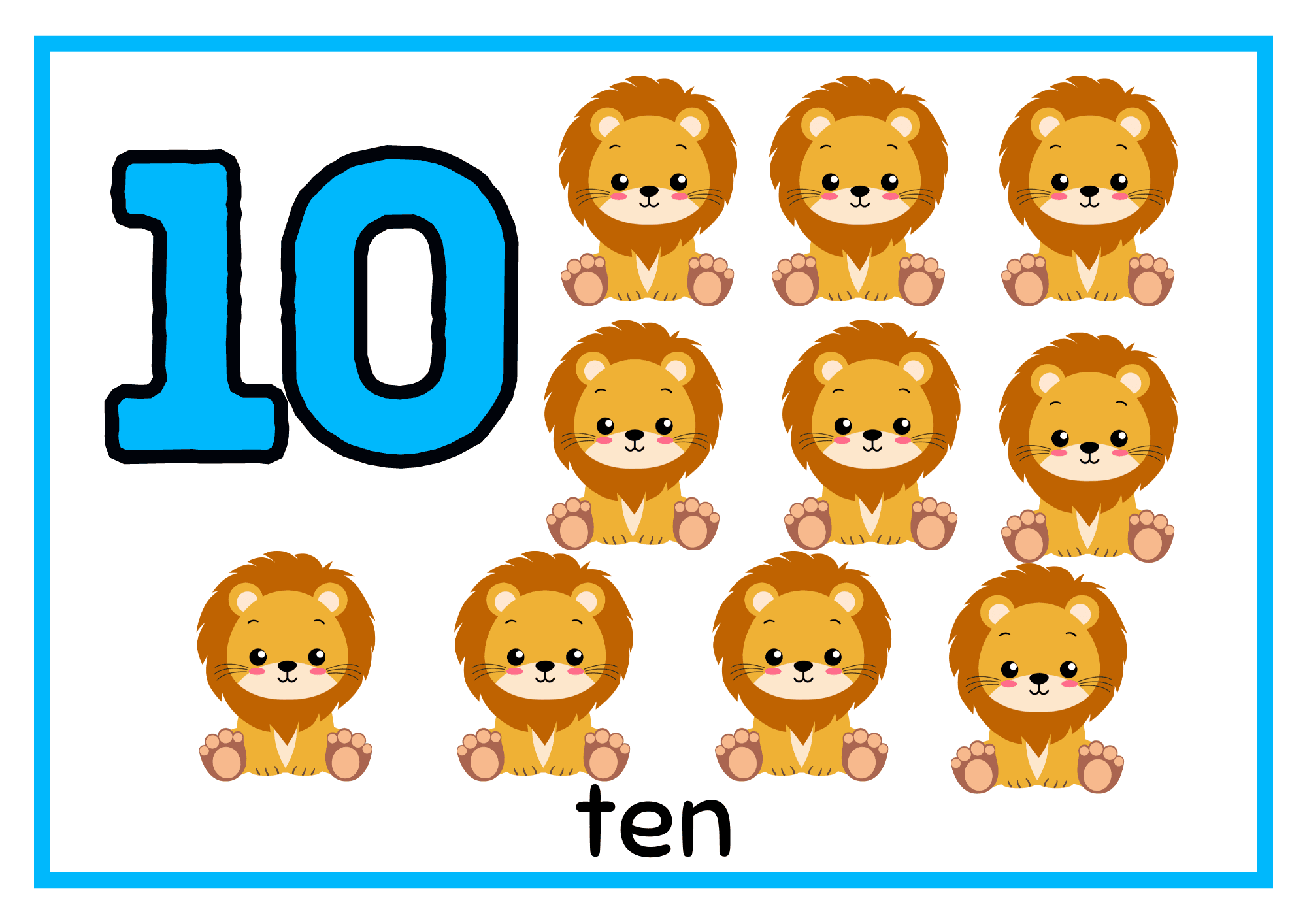 Animal Number Cards [2026]
