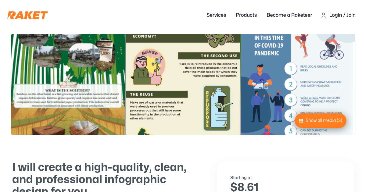 I will create a high-quality, clean, and professional infographic ...