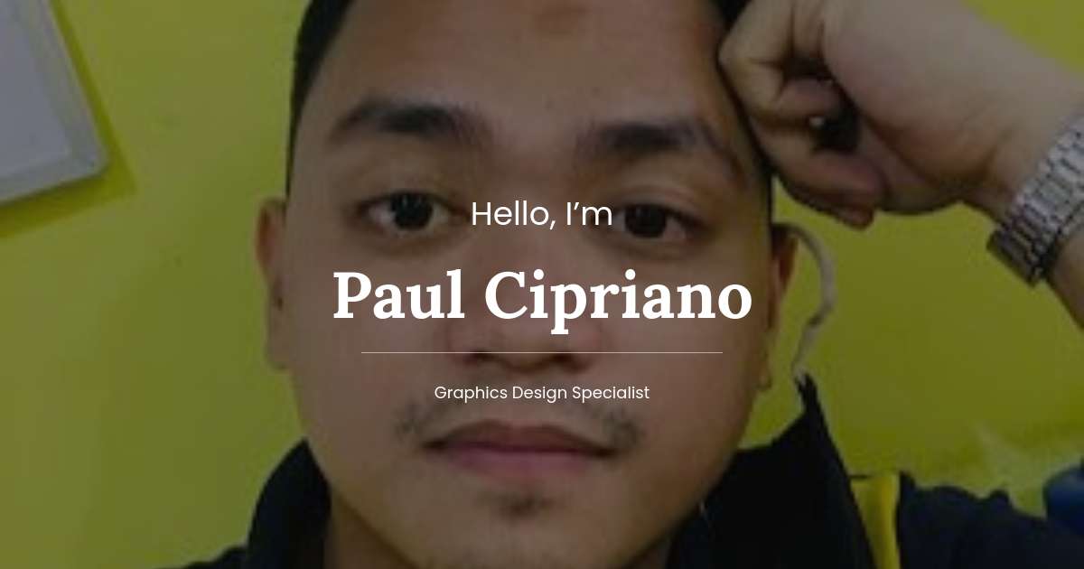 Paul Cipriano's Instagram, Twitter & Facebook on IDCrawl