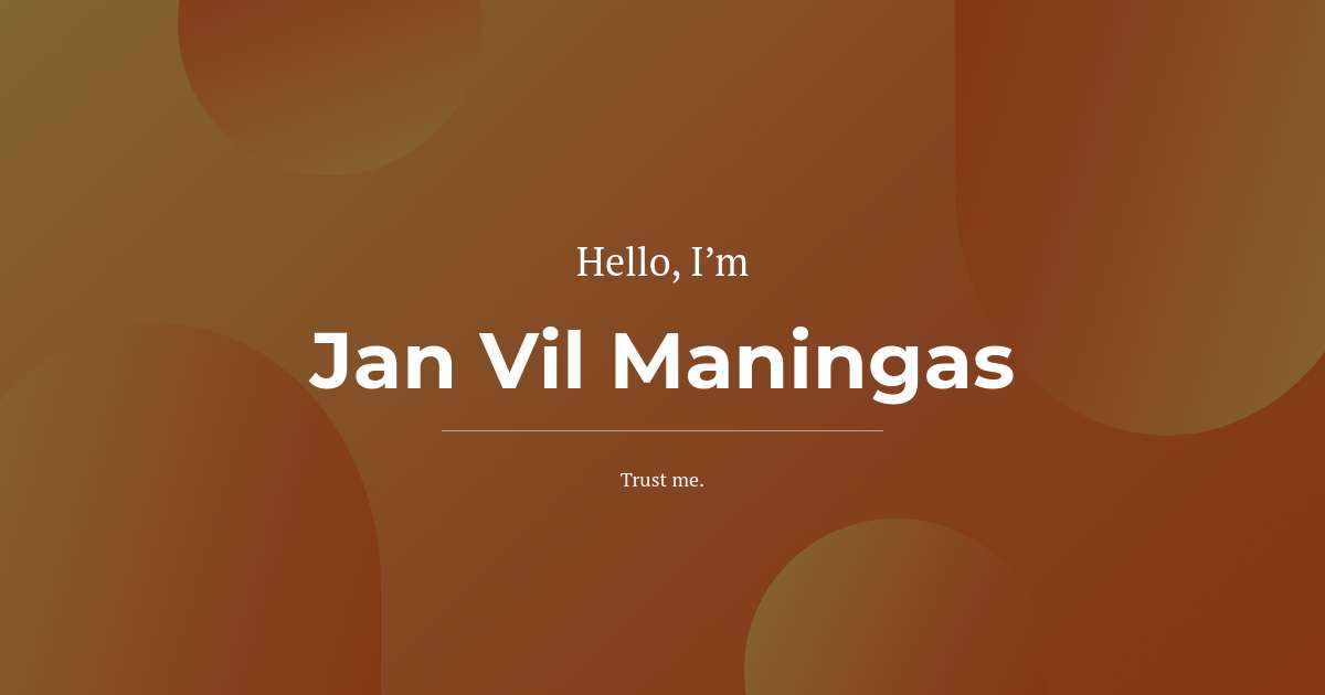 Jan Vil Maningas