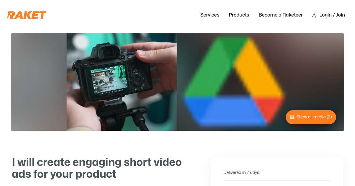 I will create engaging short video ads for your product by ...