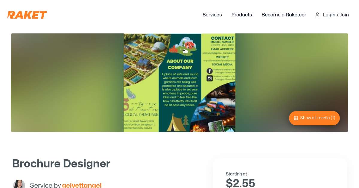 Brochure Designer by geivettangel - Raket.PH