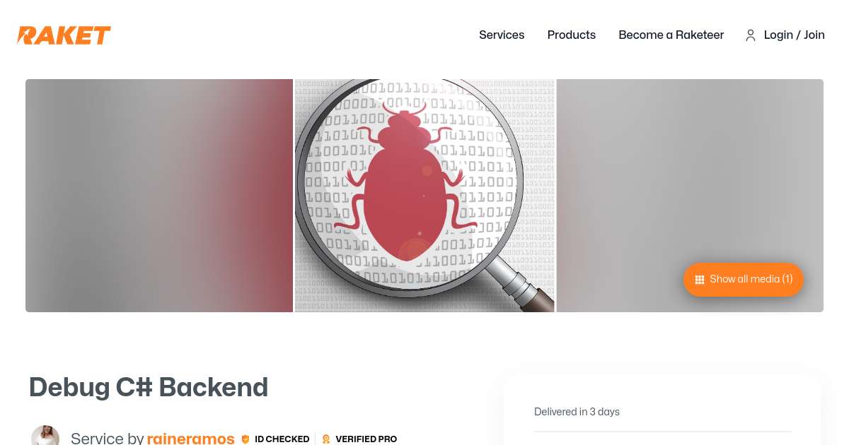 Debug C# Backend by raineramos - Raket.PH
