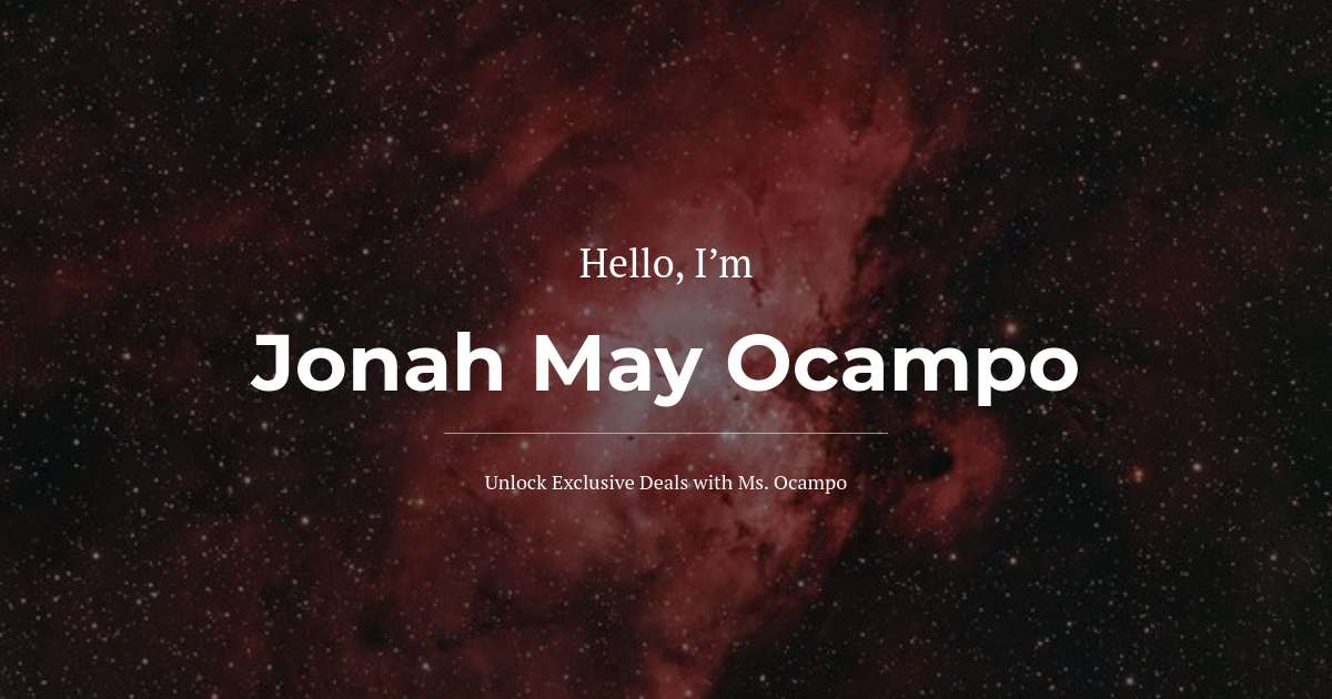 Jonah May Ocampo