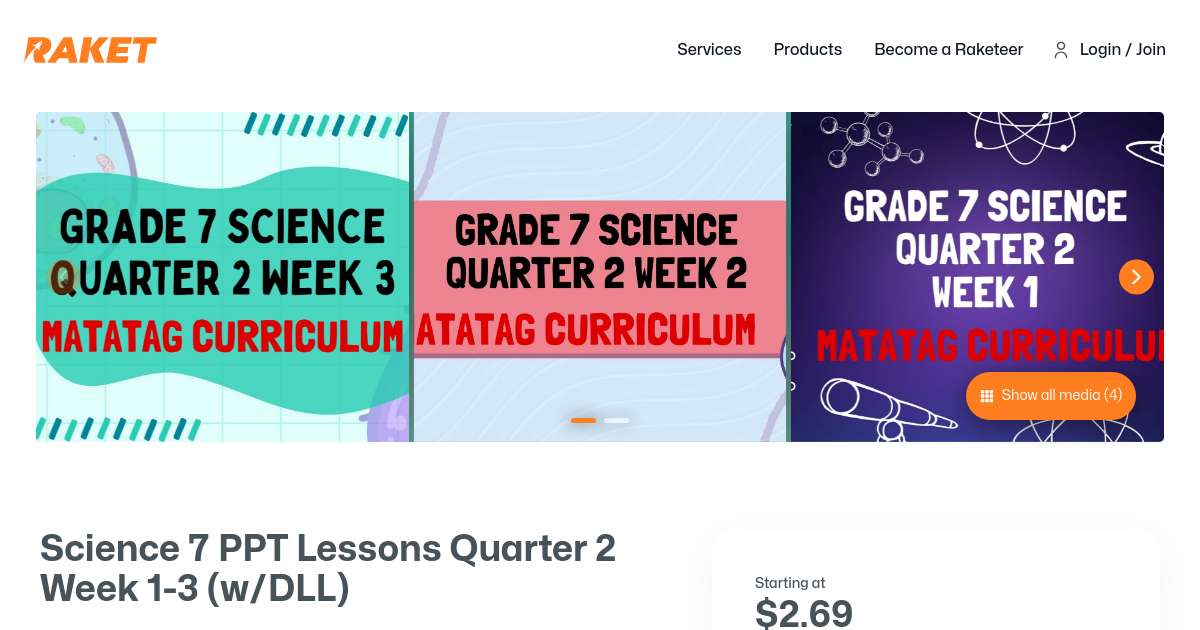 Science 7 PPT Lessons Quarter 2 Week 1-3 (w/DLL) by ephso24 - Raket.PH