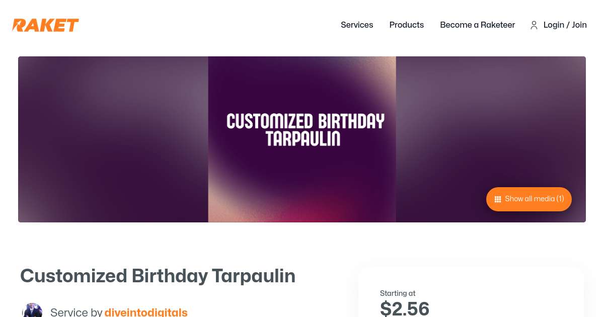 Customized Birthday Tarpaulin by diveintodigitals - Raket.PH